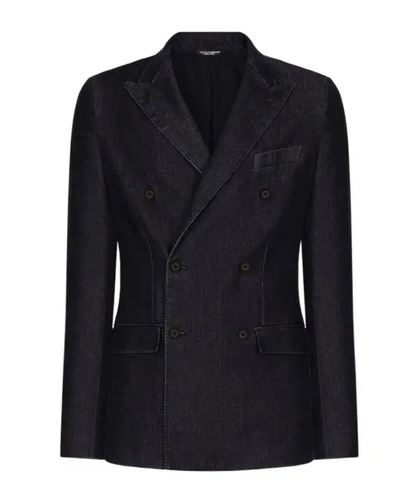 Dolce & Gabbana Double-breasted Blazer - Blue