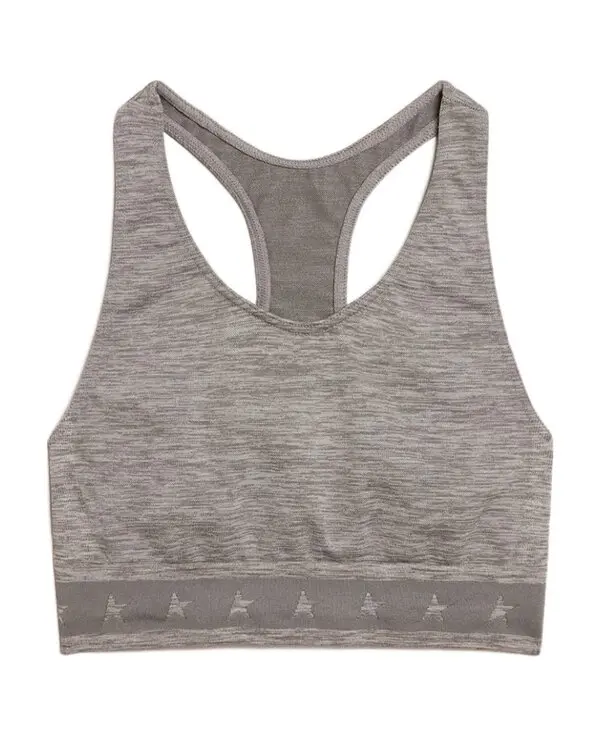 GOLDEN GOOSE Cropped Top With Logo Underband