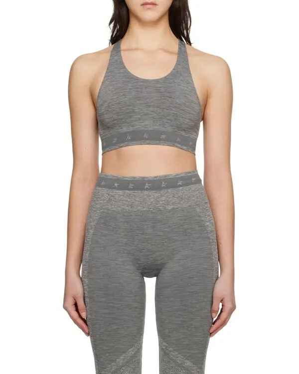 GOLDEN GOOSE Cropped Top With Logo Underband