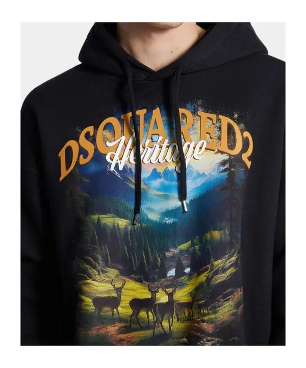 Dsquared2 Printed Hoodie