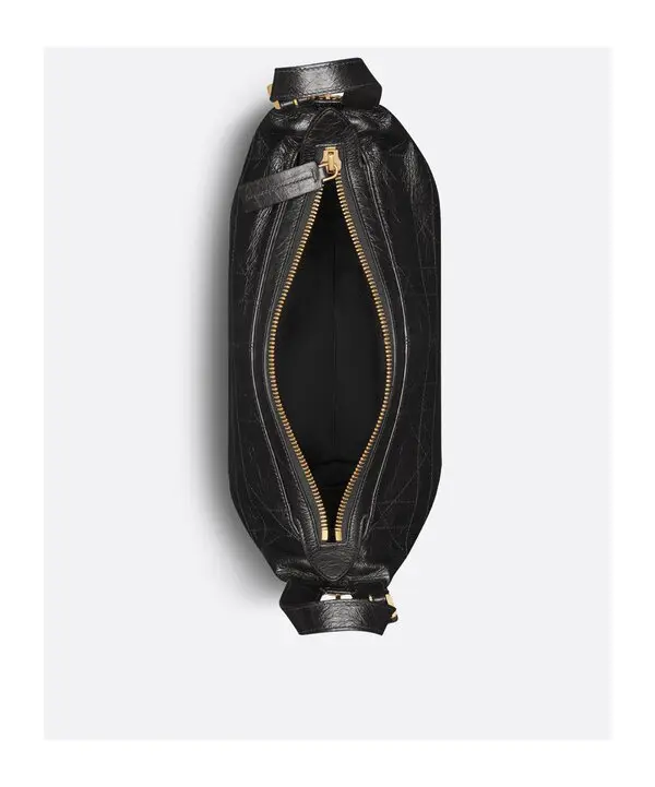 Dior Small D-journey Bag In Crinkled Calfskin