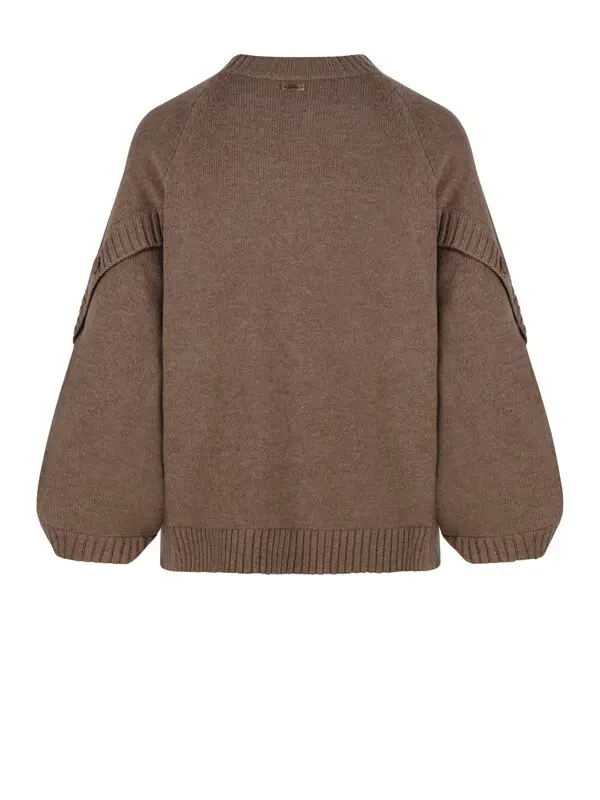 Max Mara Ampex Crewneck Jumper - Brown