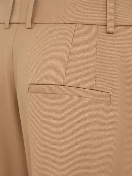 THE FRANKIE SHOP Brickell Pleated Wide-leg Pants