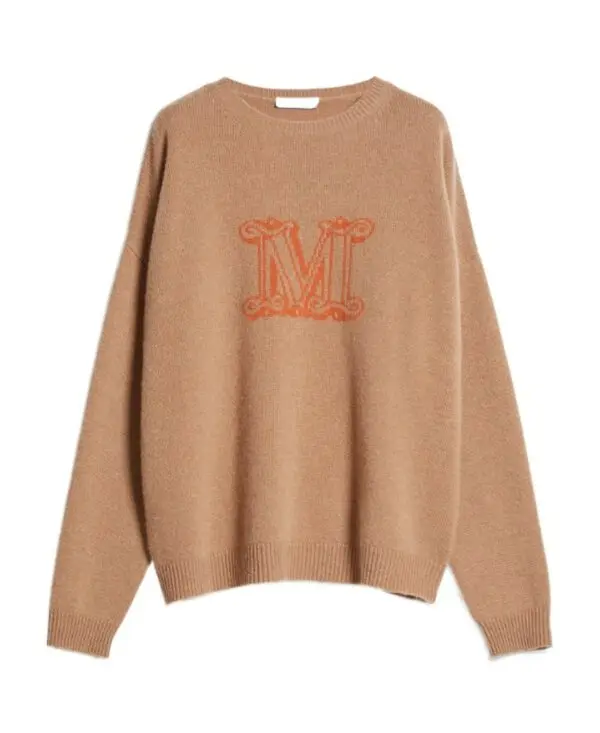 Max Mara Monogram Knit Jumper - Brown
