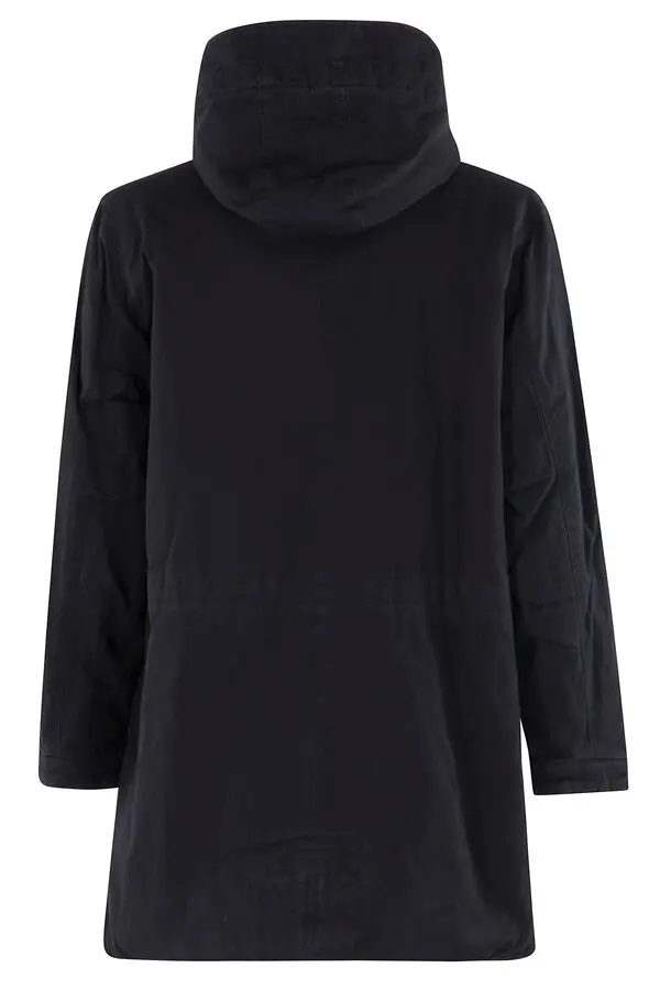 Aspesi Fuller Parka With Faux Fur Lining - Black