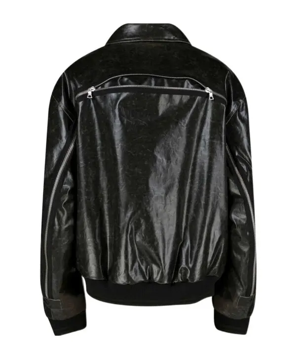 Dries Van Noten Bomber Jacket With Lapel Collar