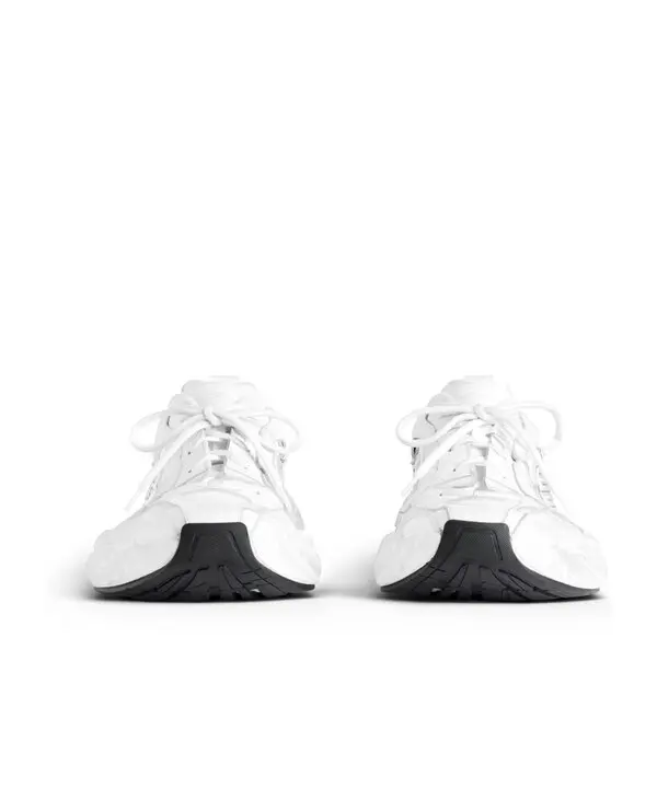 Balenciaga Monday" Lace-up Sneakers - White/black/gray