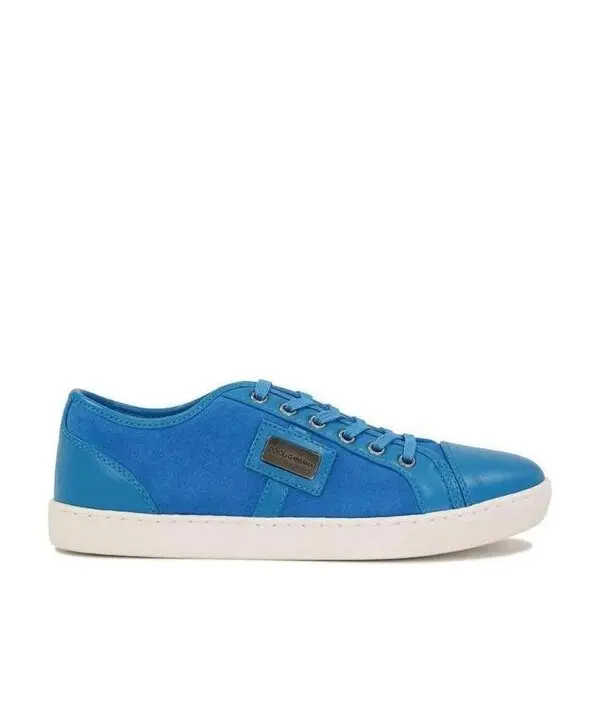 Dolce & Gabbana Round Toe Lace Up Sneakers