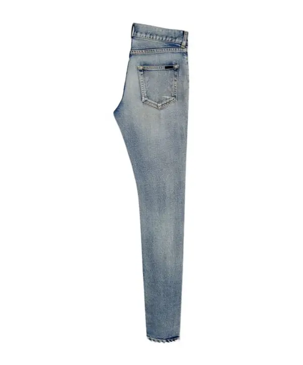Saint Laurent Distressed Skinny Jeans