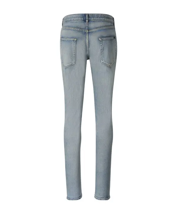 Saint Laurent Distressed Skinny Jeans