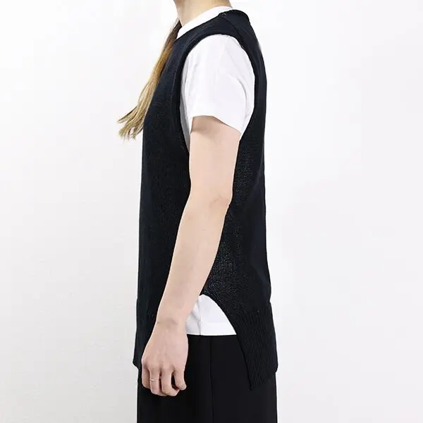 JIL SANDER Sleeveless Knitted Vest