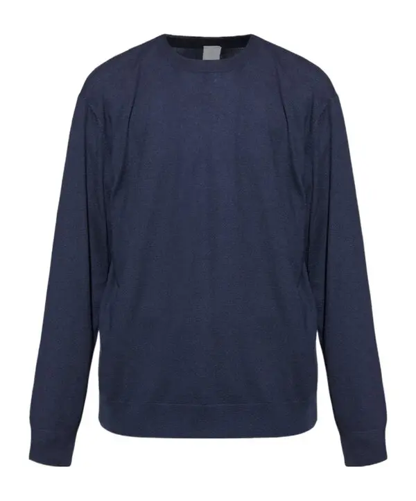Eleventy Cashmere Crew Neck Knitwear - Navy Blue