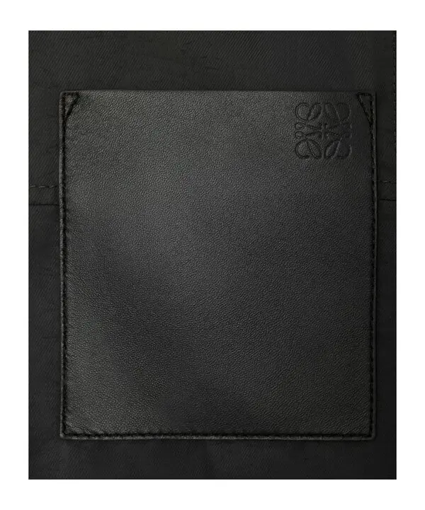 Loewe Button-fastening Pocket Jacket With Lace-up Sides