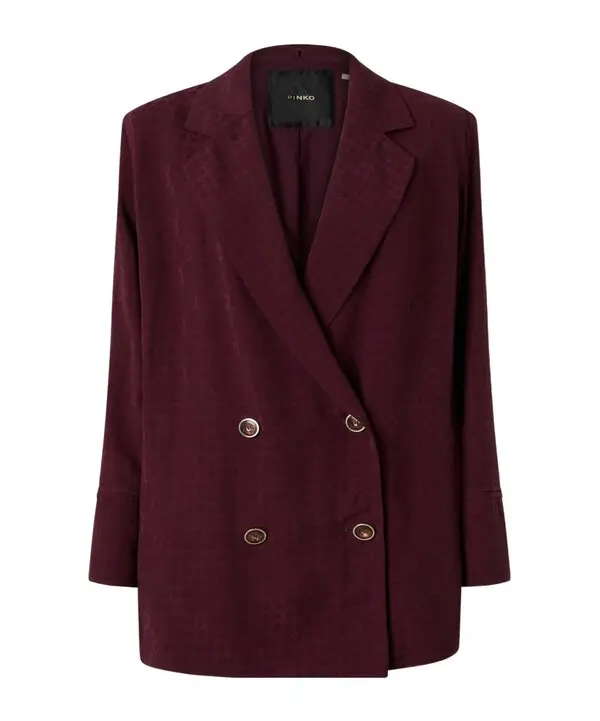 Pinko Double-breasted Notched Lapel Jacket