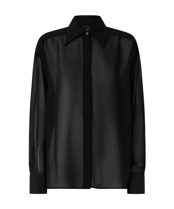 Pinko Sheer Long Sleeve Shirt