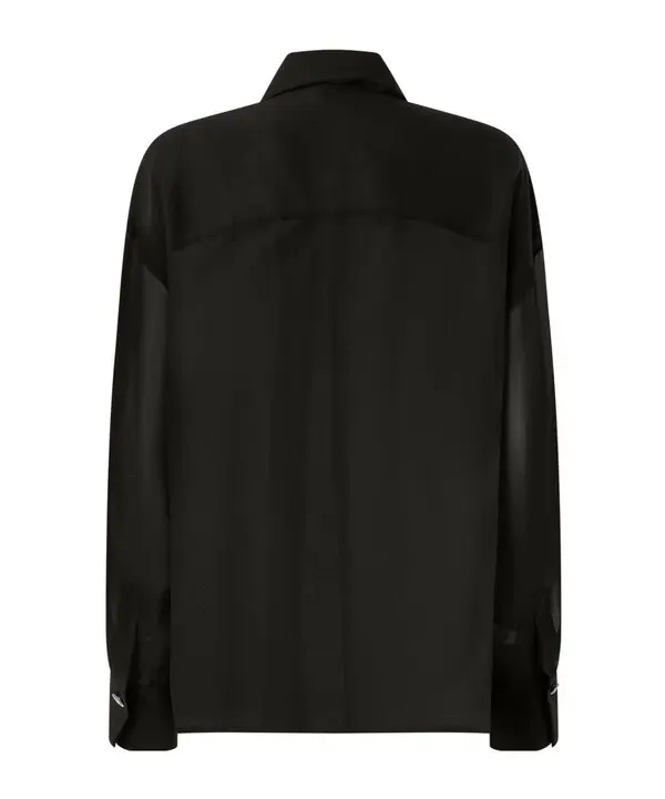 Pinko Sheer Long Sleeve Shirt