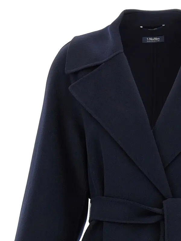 Max Mara Long-sleeved Wrap Coat
