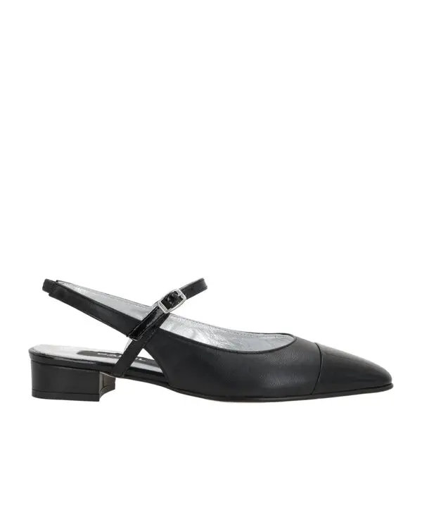 CAREL Oceano Buckled Slingback Flat - Black