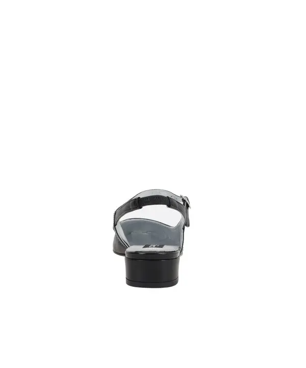 CAREL Oceano Buckled Slingback Flat - Black