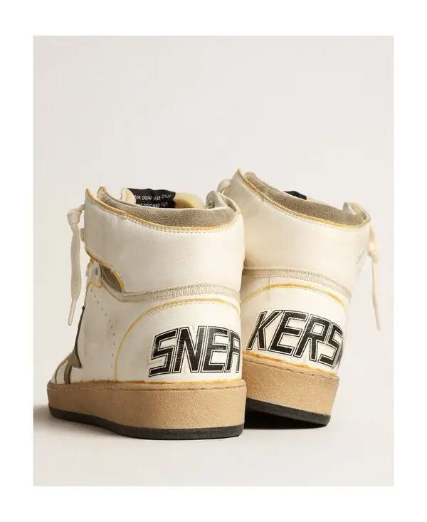 GOLDEN GOOSE Sky-star High-top Sneakers - Nude