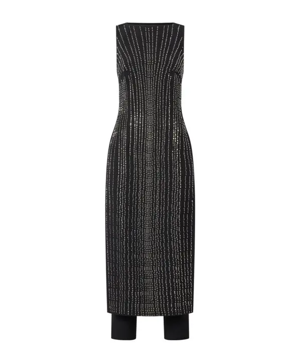 Pinko Embellished Sleeveless Jumpsuit - Black