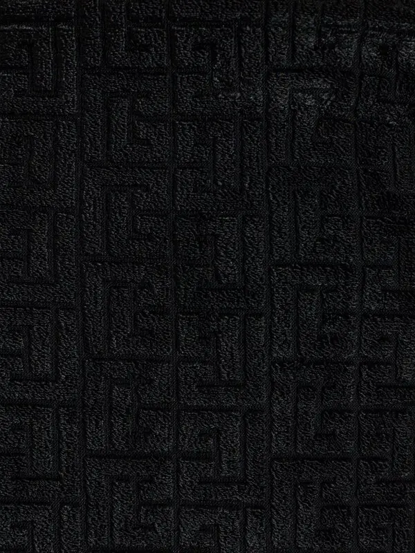 Balmain Monogrammed Embossed Skirt