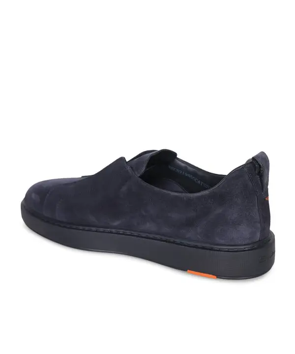 Santoni Round Toe Slip-on Casual Shoes