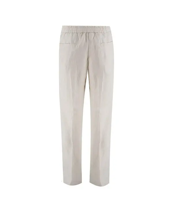 Brunello Cucinelli Elasticated Waistband Drawstring Pants