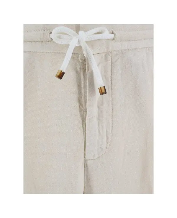 Brunello Cucinelli Elasticated Waistband Drawstring Pants