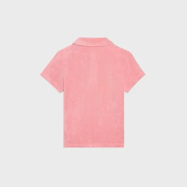 Celine Triomphe Terry Cotton Polo