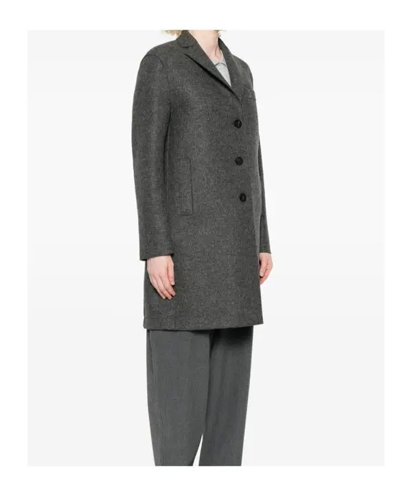 Harris Wharf London Single-breasted Coat With Notched Lapels