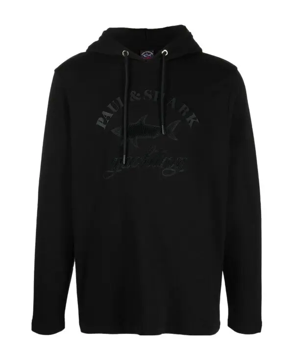 PAUL  SHARK Paul & Shark Logo Printed Drawstring Hoodie