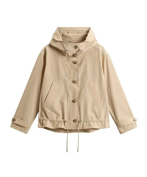 Woolrich Short Urban Touch Parka - White Pepper
