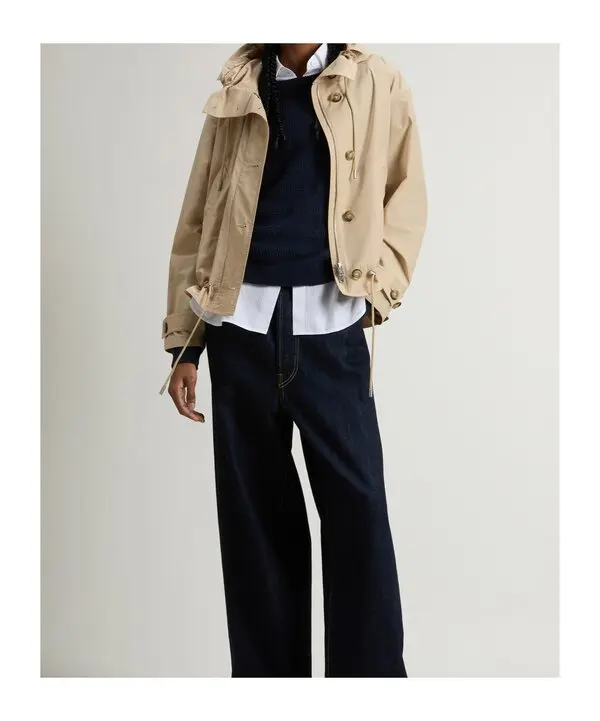Woolrich Short Urban Touch Parka - White Pepper