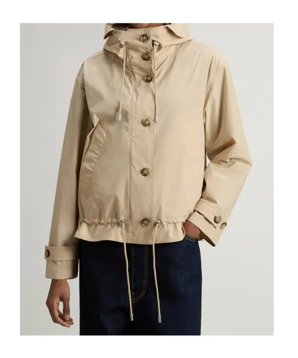 Woolrich Short Urban Touch Parka - White Pepper