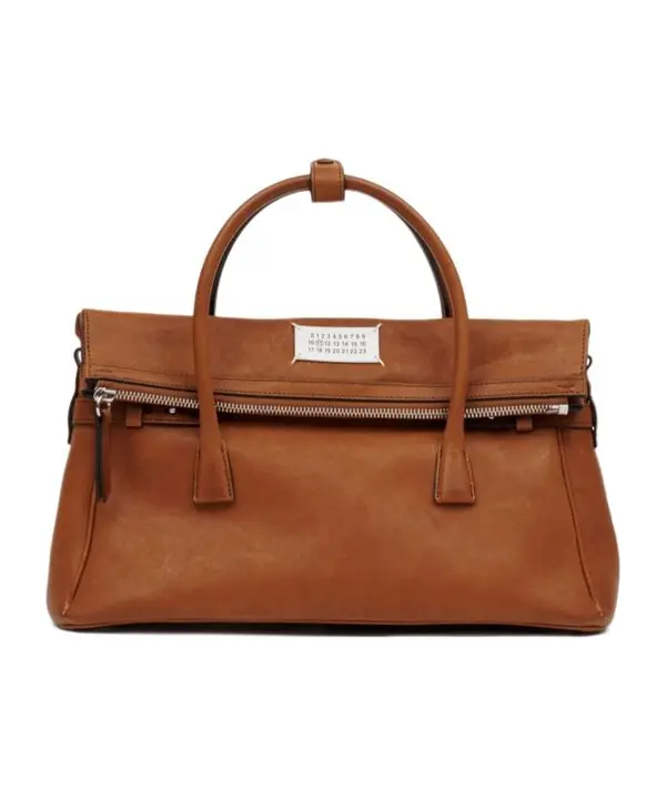 MAISON MARGIELA Numbers Motif 5ac Tote Bag - Brown