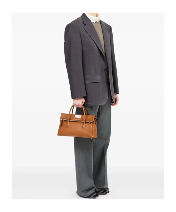 MAISON MARGIELA Numbers Motif 5ac Tote Bag - Brown