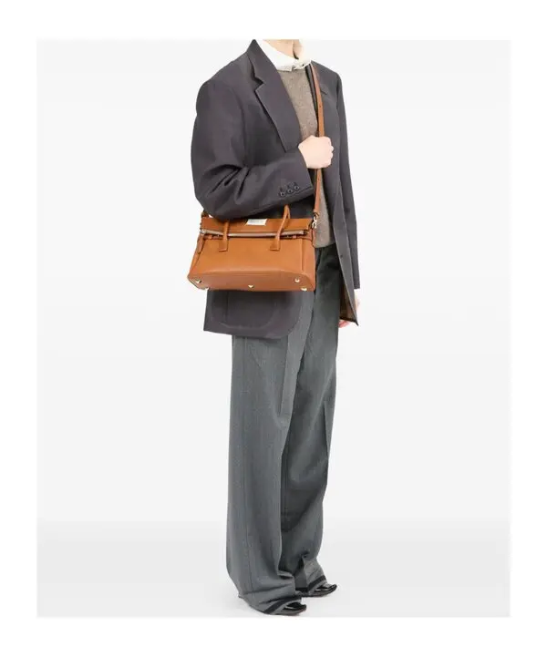 MAISON MARGIELA Numbers Motif 5ac Tote Bag - Brown