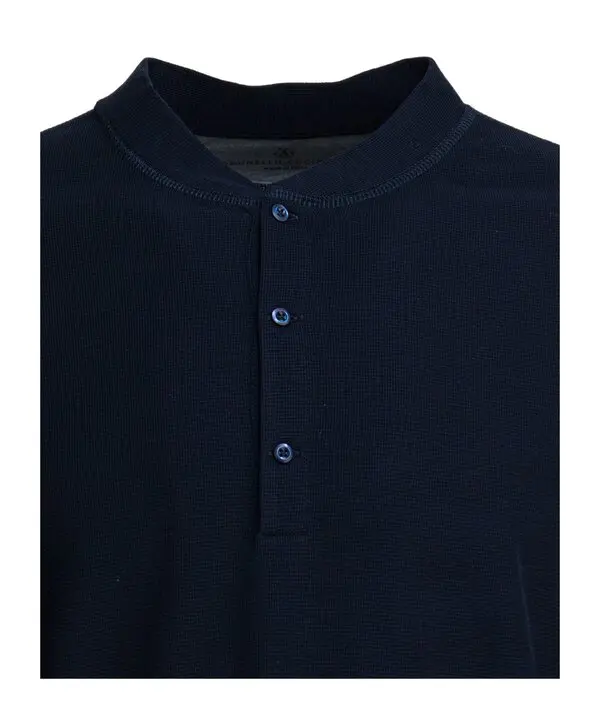 Brunello Cucinelli Long-sleeved Crewneck Polo Shirt