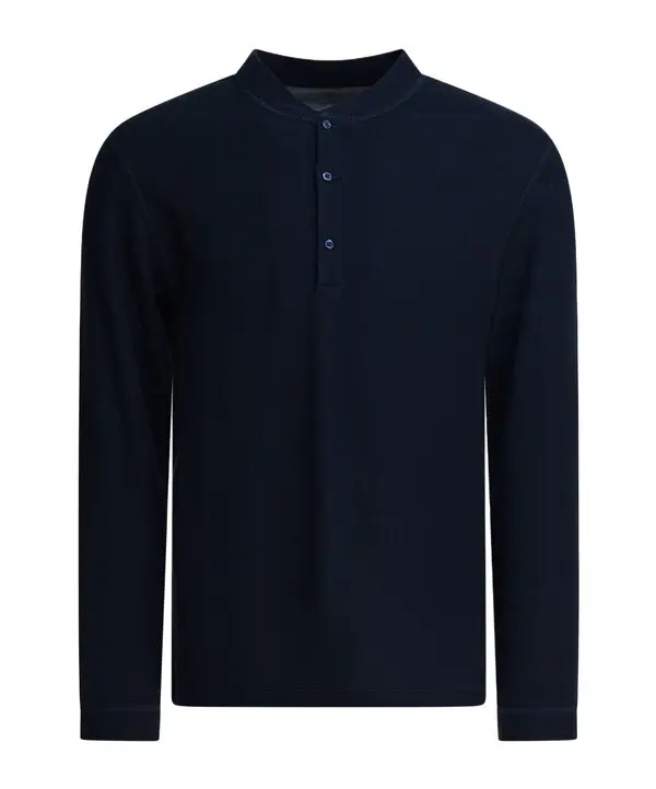 Brunello Cucinelli Long-sleeved Crewneck Polo Shirt - No