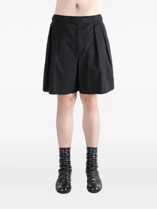 Saint Laurent Belted Tailored Bermuda Shorts