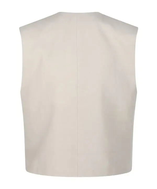 P.a.r.o.s.h Sleeveless Round Neck Waistcoat
