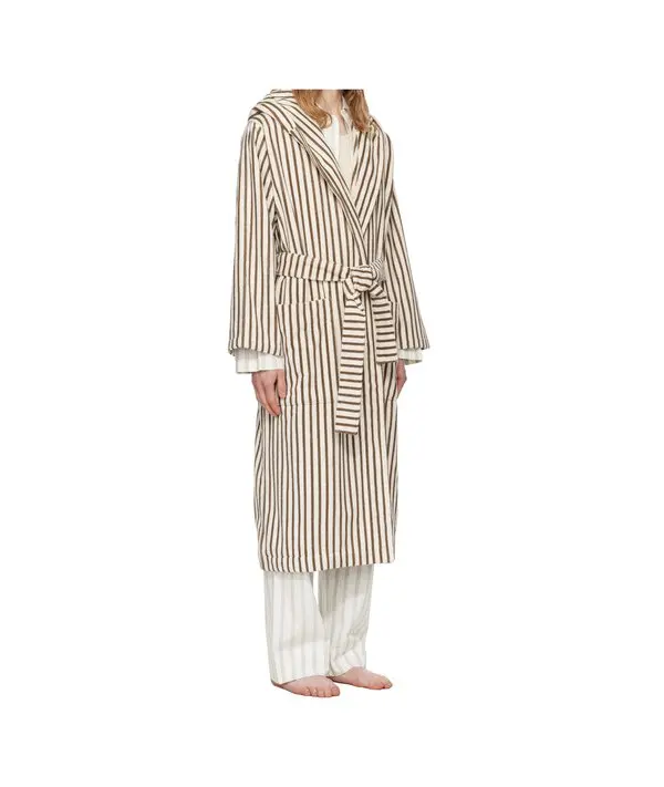 TEKLA Terry Hooded Bathrobe - Multicolor