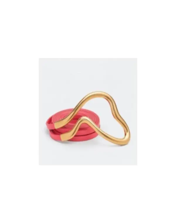 Bottega Veneta Curved Buckle Waist Belt - Red