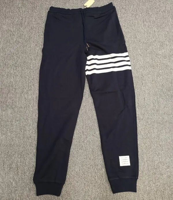 Thom Browne 4-bar Striped Sweatpants - Blue