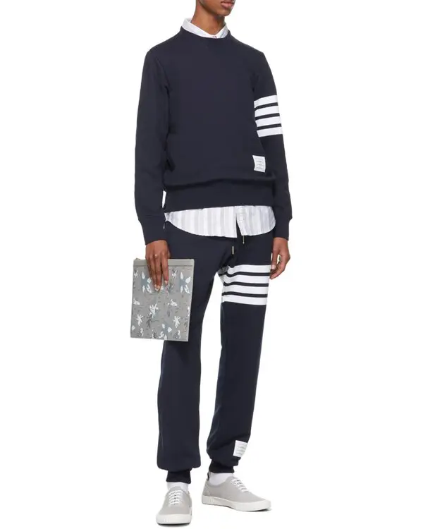 Thom Browne 4-bar Striped Sweatpants - Blue