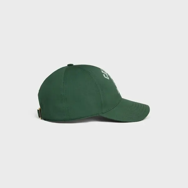 Celine University Baseball Cap In Washed Cotton Gabardine