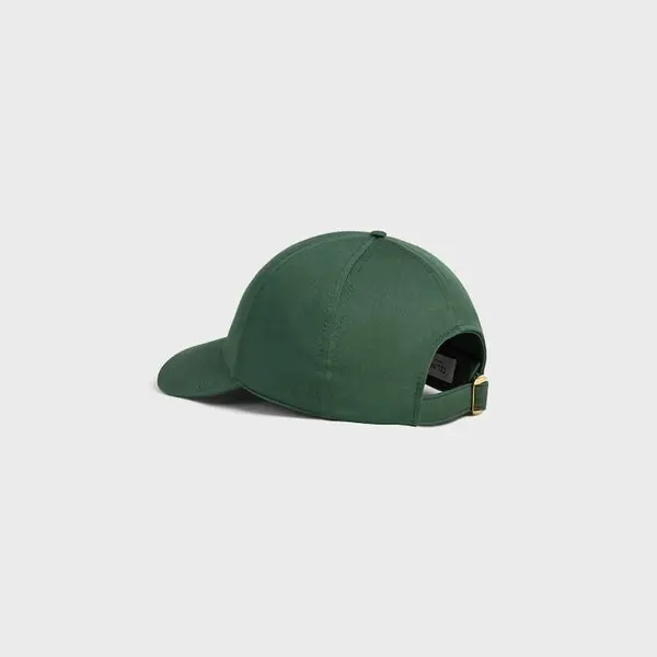 Celine University Baseball Cap In Washed Cotton Gabardine
