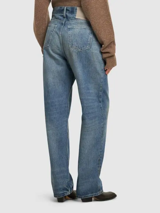 AYA MUSE Low Rise Baggy Jeans - Gray