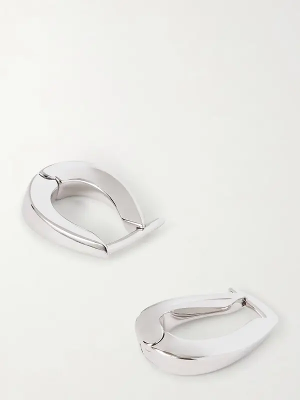 JIL SANDER Horseshoe Hoop Earrings